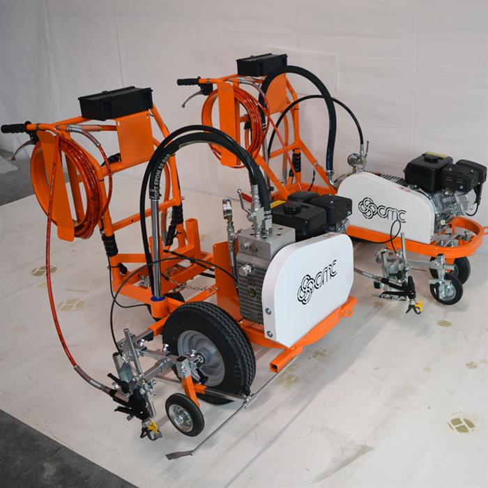 Hand-held road marking machines, Marking machines with drive - STRAMAT ...