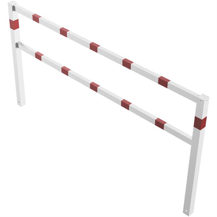 Roadblocks fixed, welded with top and knee bars - STRAMAT Vertriebs GmbH