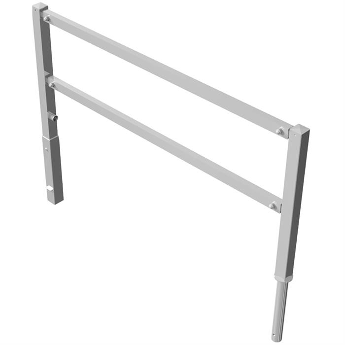 Roadblocks with triangular lock swiveling with top and knee bars ...