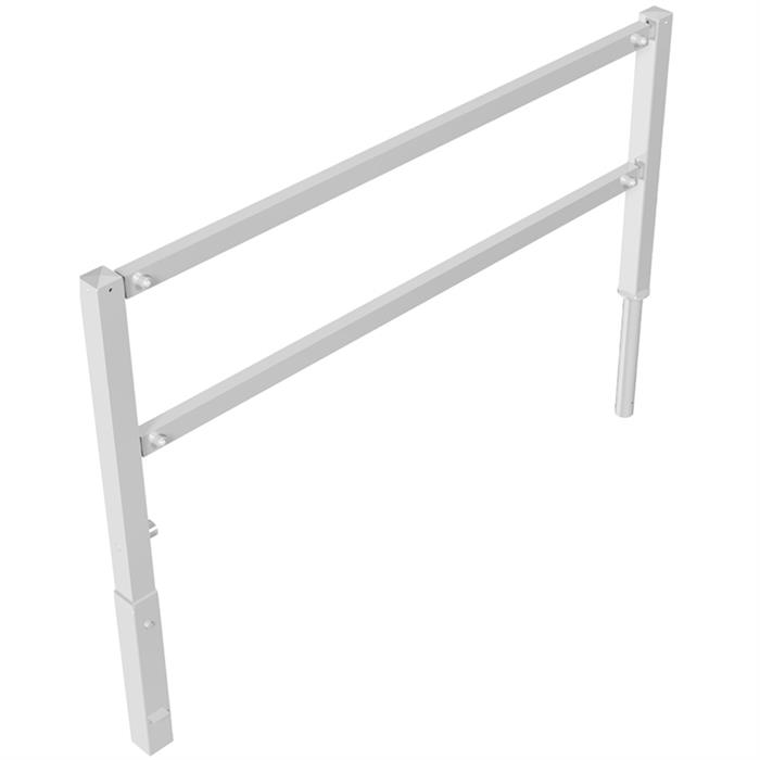Roadblocks with triangular lock swiveling with top and knee bars ...