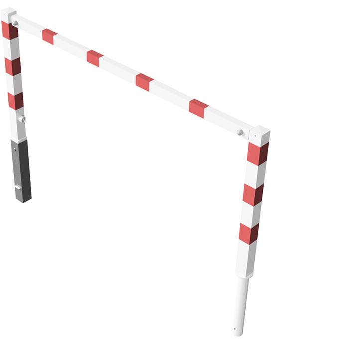 Roadblocks with triangular lock swiveling with top rail - STRAMAT ...
