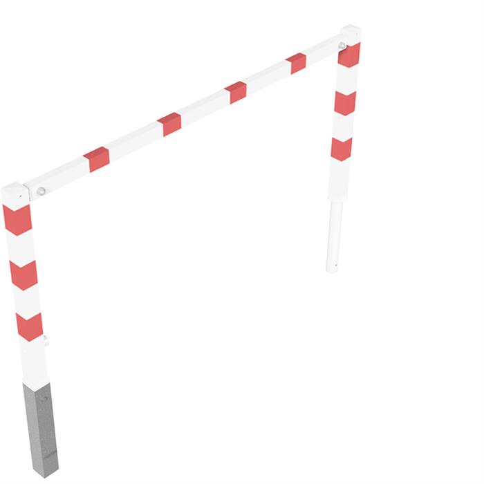 Roadblocks with triangular lock swiveling with top rail - STRAMAT ...