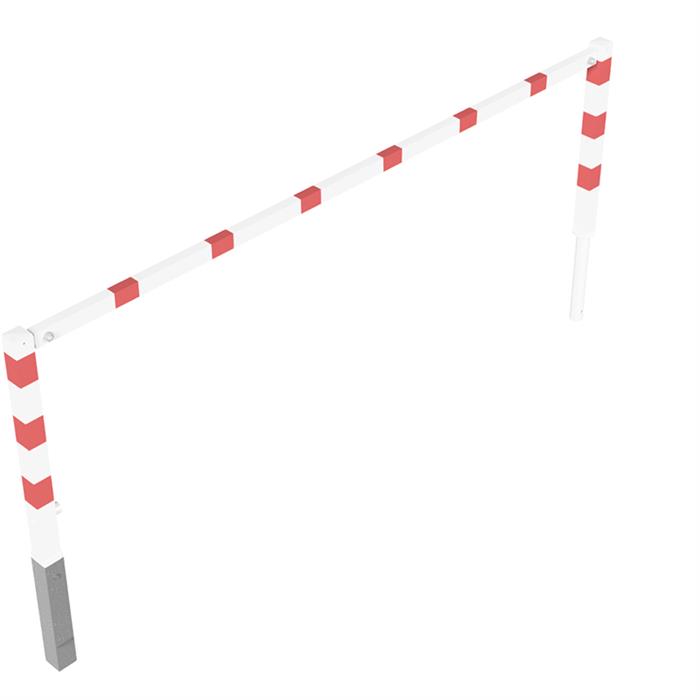 Roadblocks with triangular lock swiveling with top rail - STRAMAT ...