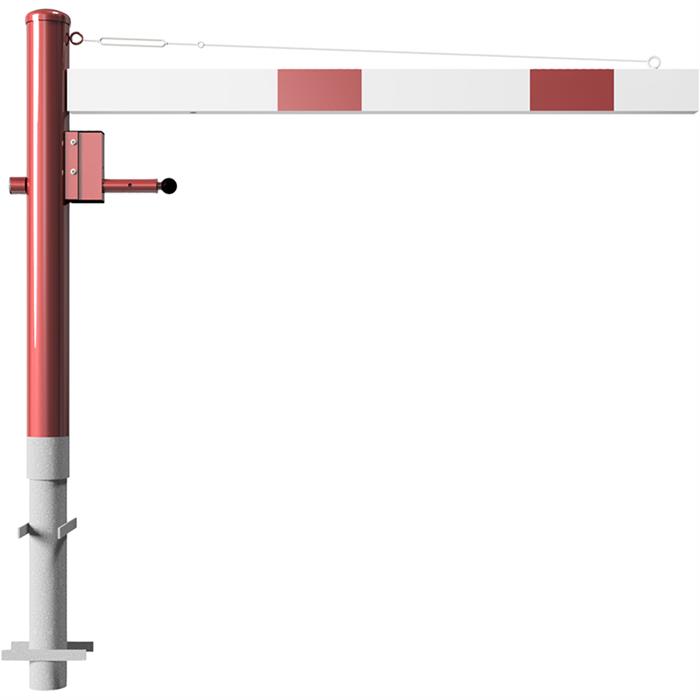 Rotary barrier with cable reinforcement - STRAMAT Vertriebs GmbH