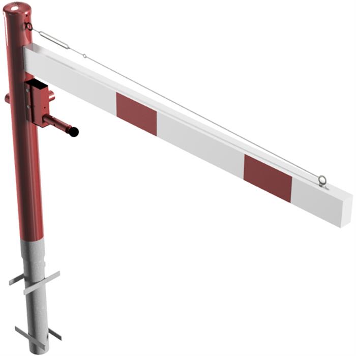 Rotary barrier with cable reinforcement - STRAMAT Vertriebs GmbH