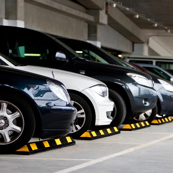 Speed bumps, car stoppers, wall protection, Parking space management ...
