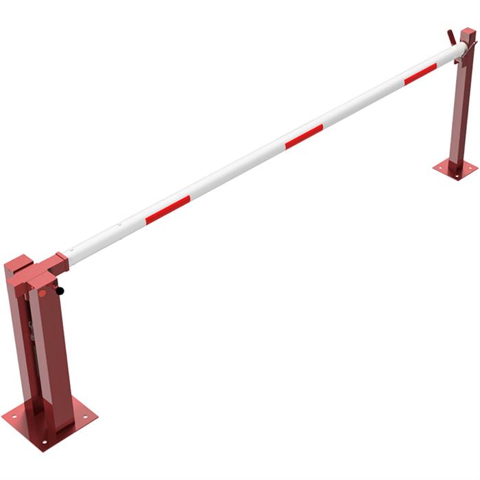 Barrière manuelle avec ressort à gaz et poteau d'appui fixe - STRAMAT ...